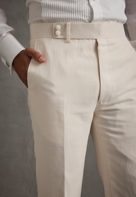 James Cream Trouser | Men's Custom Pants | InStitchu