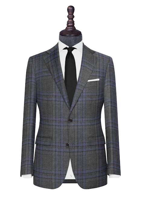 Fiero REDA Charcoal Check Jacket | Men's Custom Jacket | InStitchu