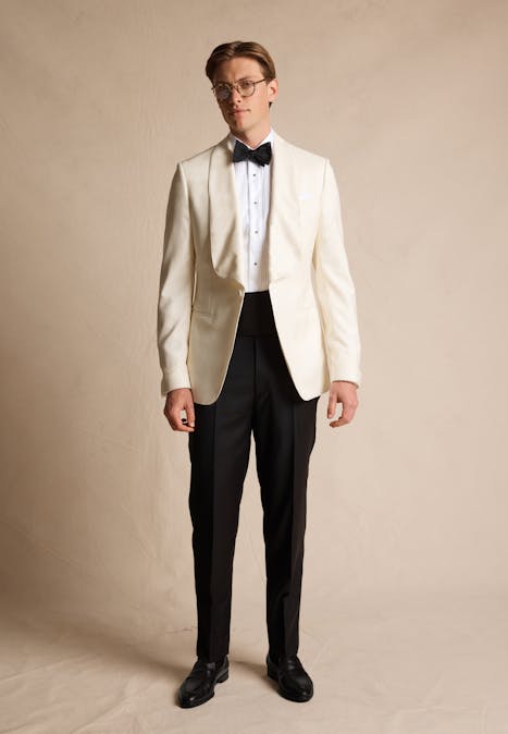 Tokyo Cream Wool Dinner Jacket | Men's Custom Jacket | InStitchu