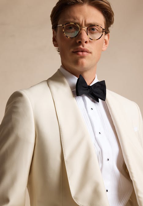 Tokyo Cream Wool Dinner Jacket | Men's Custom Jacket | InStitchu